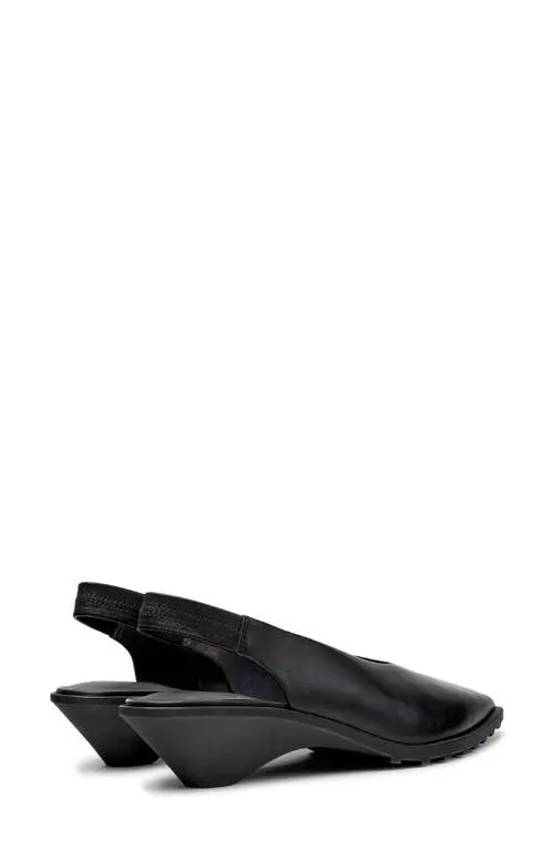 Camper Anita Slingback Pointed Toe Flat - Black