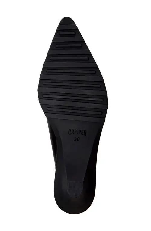 Camper Anita Slingback Pointed Toe Flat - Black
