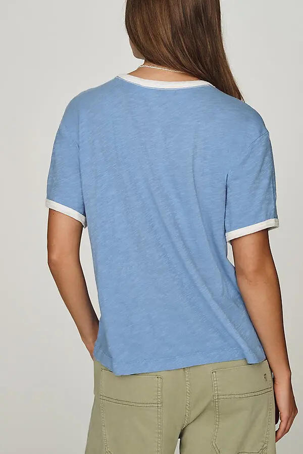 PILCRO Cotton Heritage Ringer T-shirt