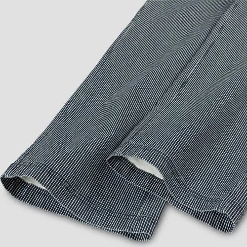 BACKCOUNTRY Venture Wide Leg Pant - Midnight Blue Micro Stripe