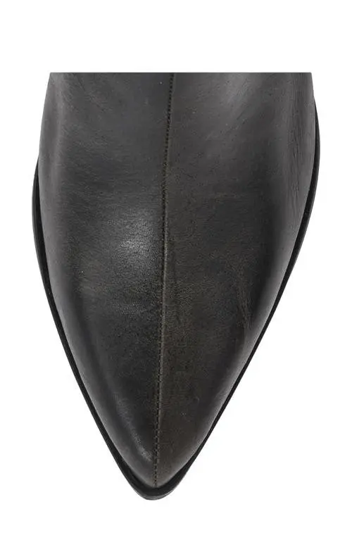 Seychelles Begging You Distress Knee High Boot - Charcoal