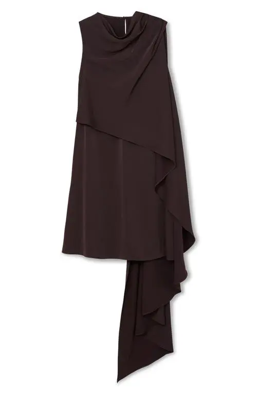REISS Wrenley Cowl Neck Minidress