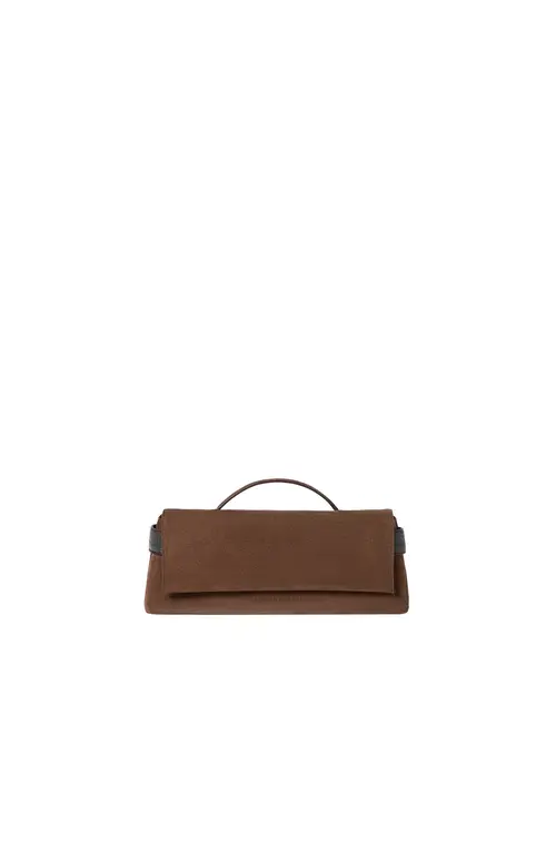 Brunello Cucinelli Suede Essence Clutch Bag