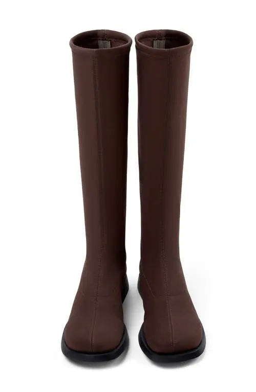 Camper Donna Tall Boot - Dark Brown