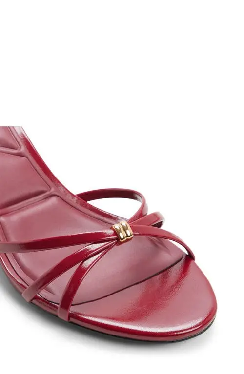 Aldo Madalyn Strappy Slide Sandal - Dark Red