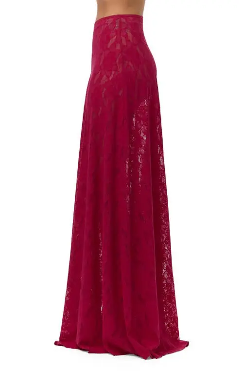 Naked Wardrobe Lace Maxi Skirt