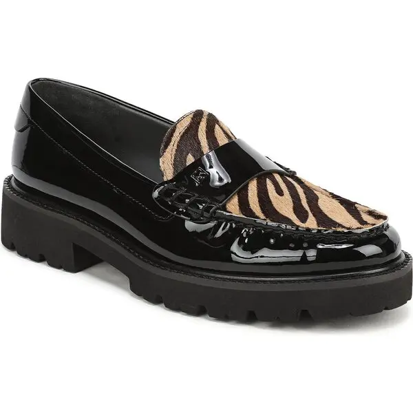 Franco Sarto Saffron Lug Sole Loafer - Black