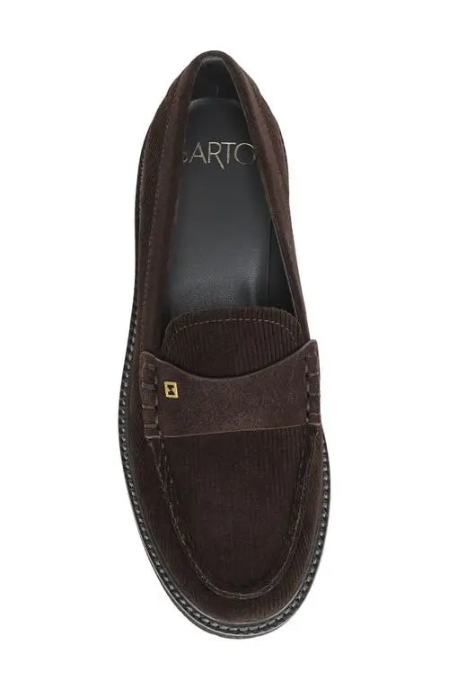 Franco Sarto Saffron Lug Sole Loafers - Brown