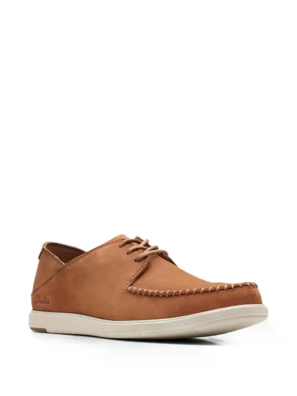 Clarks Bratton Tie Leather Shoes