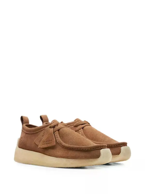 Clarks Rossendale Suede Lace-up Derby Shoes - Brown