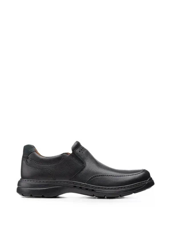 Clarks Un Brawley Step Leather Slip-on Shoes