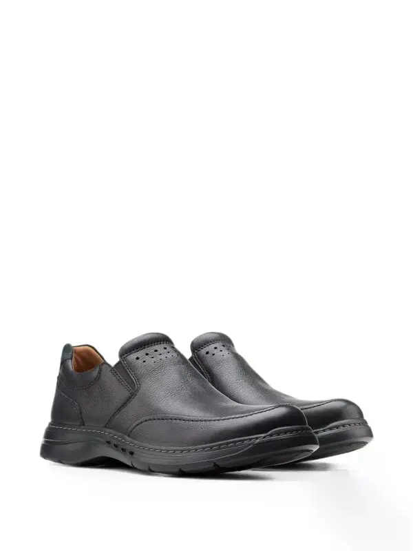 Clarks Un Brawley Step Leather Slip-on Shoes