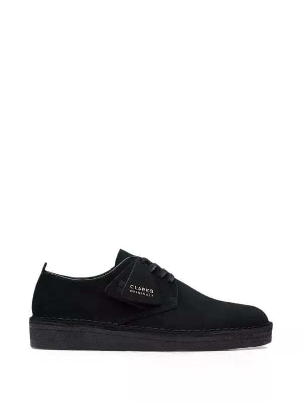 Clarks Coal London Suede Derby Shoes - Black