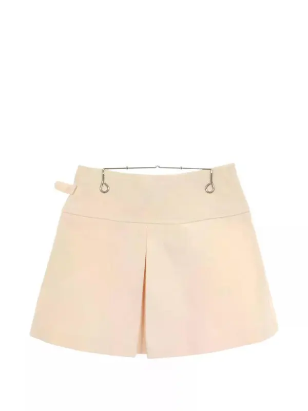 LOUIS VUITTON Mini 2000s Wrap-style Pleated Skirt
