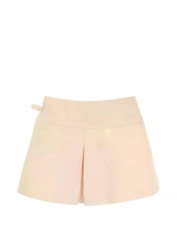 LOUIS VUITTON Mini Wrap-style Pleated Skirt