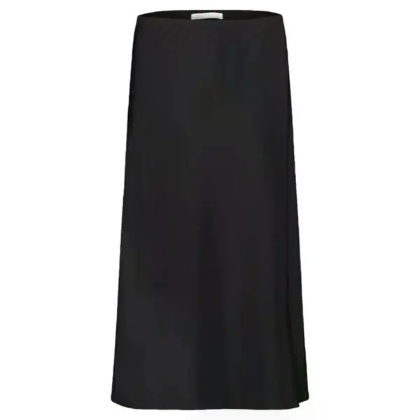 BETTY & CO Satin-finish Midi Skirt - Black
