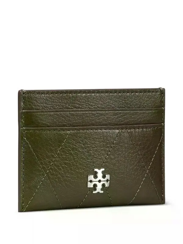 Tory Burch Charlie Quilted Logo-plaque Cardholder