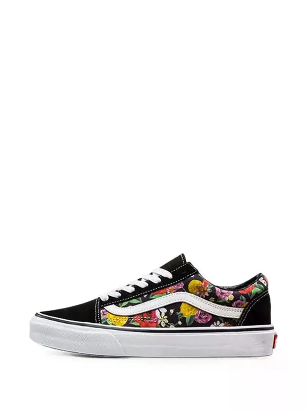 VANS Old Skool Tapered Floral-print Sneakers - Black