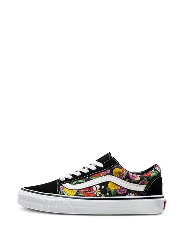 VANS Old Skool Tapered Floral-print Sneakers - Black