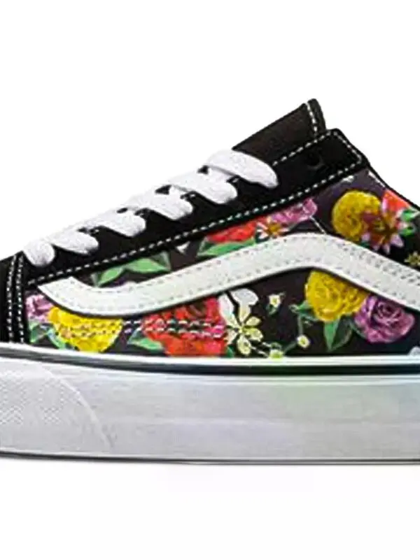 VANS Old Skool Tapered Floral Print Sneakers - Black
