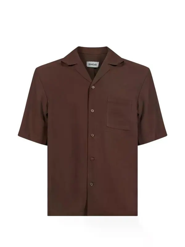 Simkhai Cade Camp Short-sleeve Shirt