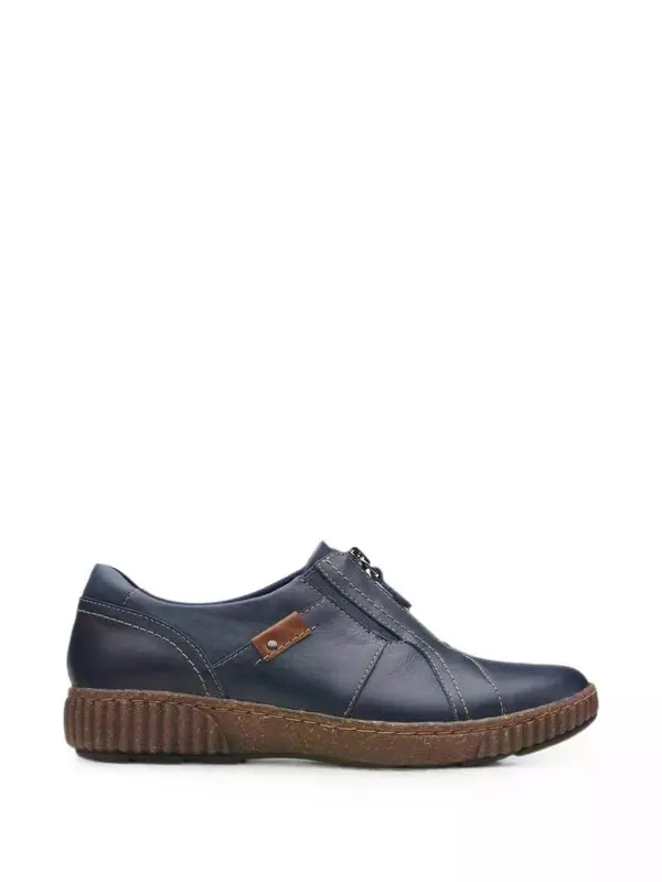 Clarks Magnolia Zip Shoes - Blue