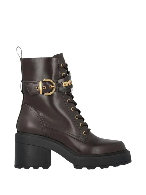 Pinko Altea 01 Lace-up Ankle Boots With Buckle Detail