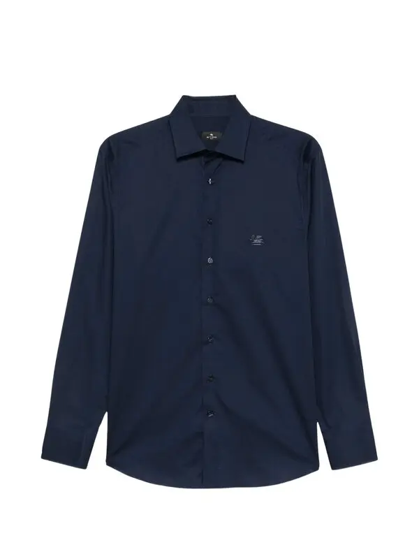 Etro Shirt Roma Logo - Blue