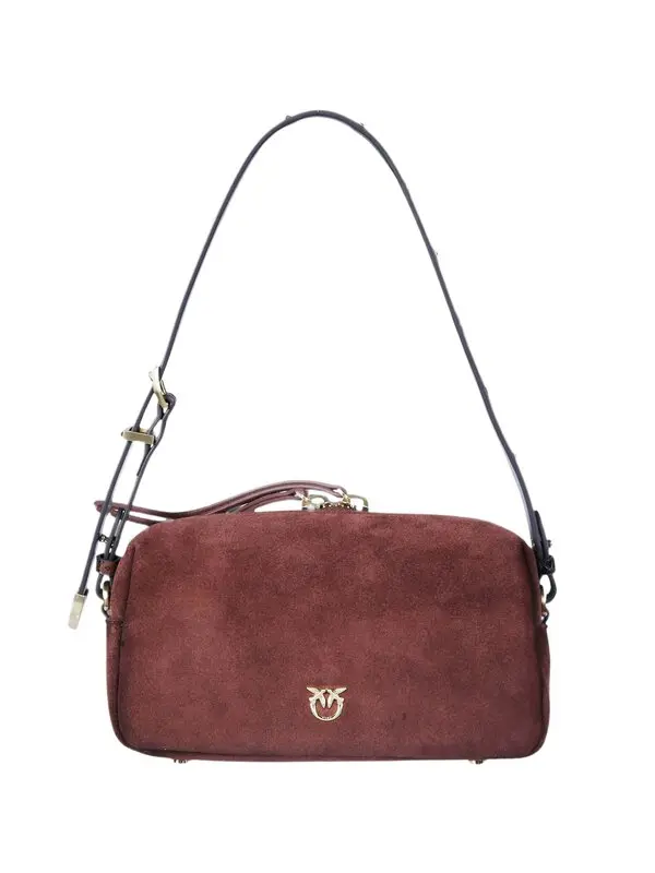 Pinko Trittico Mini Suede Bag