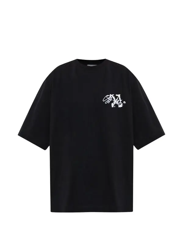 Off-White T-shirt Stroke 2 Arrow Skate S/s - Black