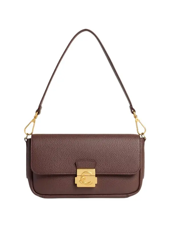 COCCINELLE C-me Lock Medium Shoulder Bag - Red