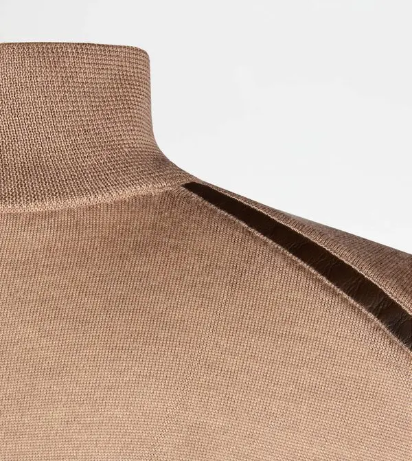 TOD'S Half Zip Pullover In Cashmere And Silk