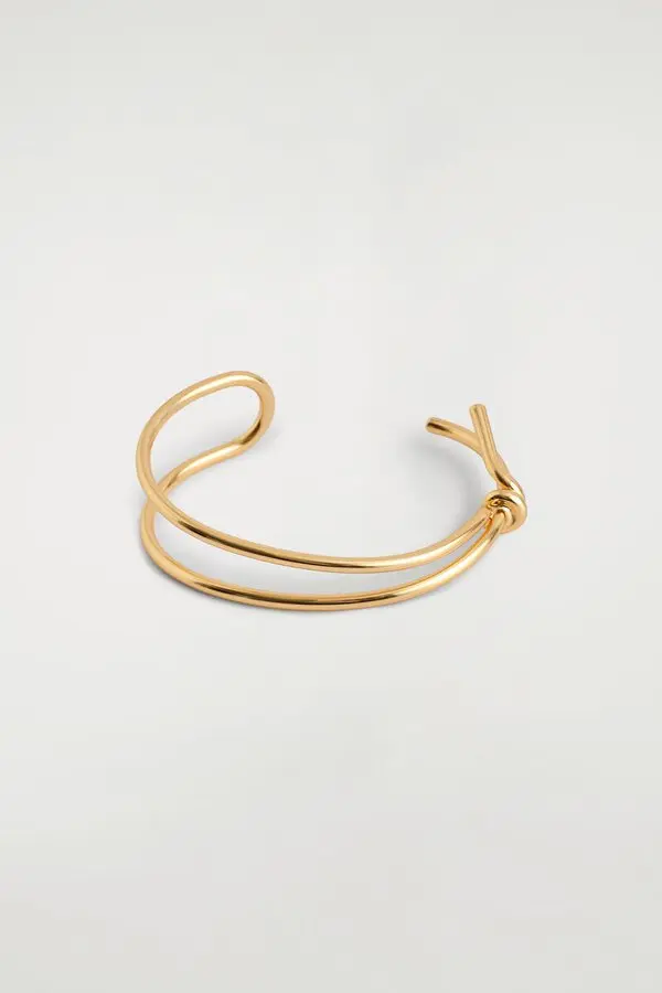 Cos Knotted Cuff - Gold