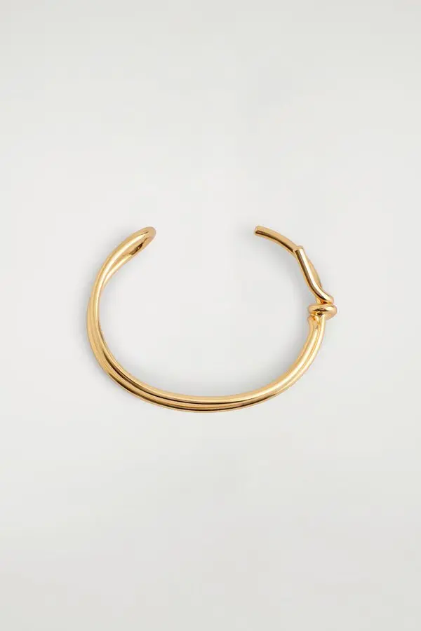 Cos Knotted Cuff In -tone Plated Brass