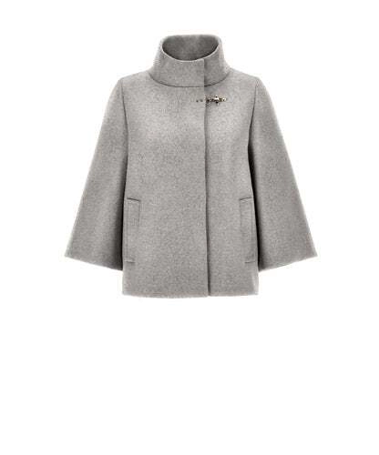 FAY Toggle Fastening Cape Coat - Multicolor