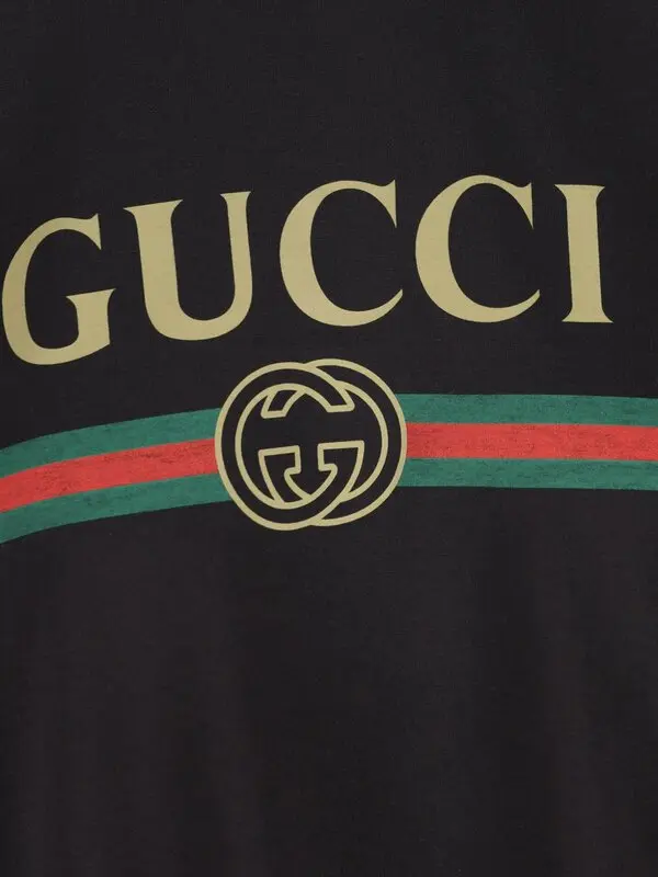 Gucci Logo Detail Cotton T-shirt