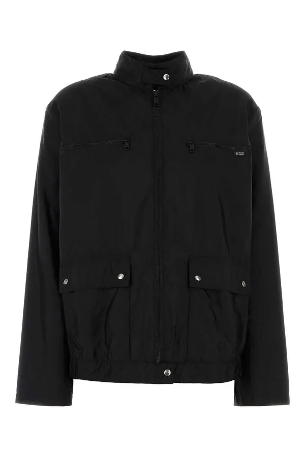 Prada Re-nylon Windbreaker Jacket - Black