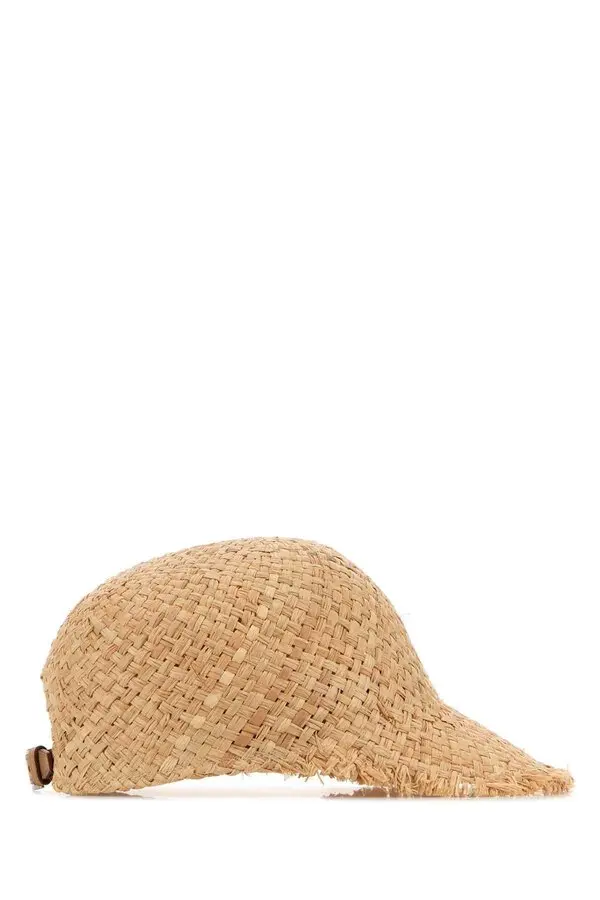 Prada Raffia Baseball Cap