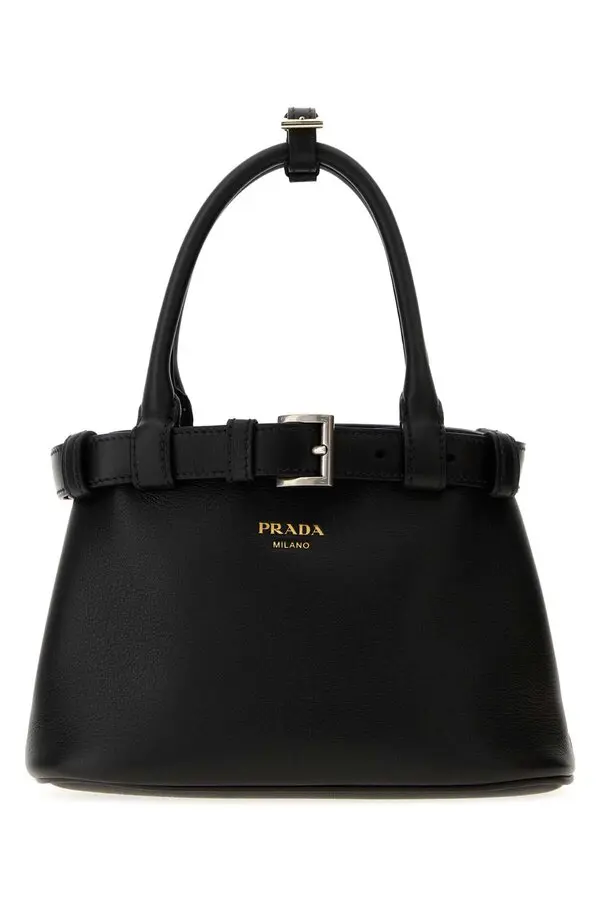 Prada Leather Handbag - Black