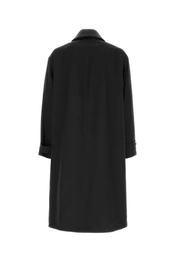 Bottega Veneta Tech Wool Overcoat