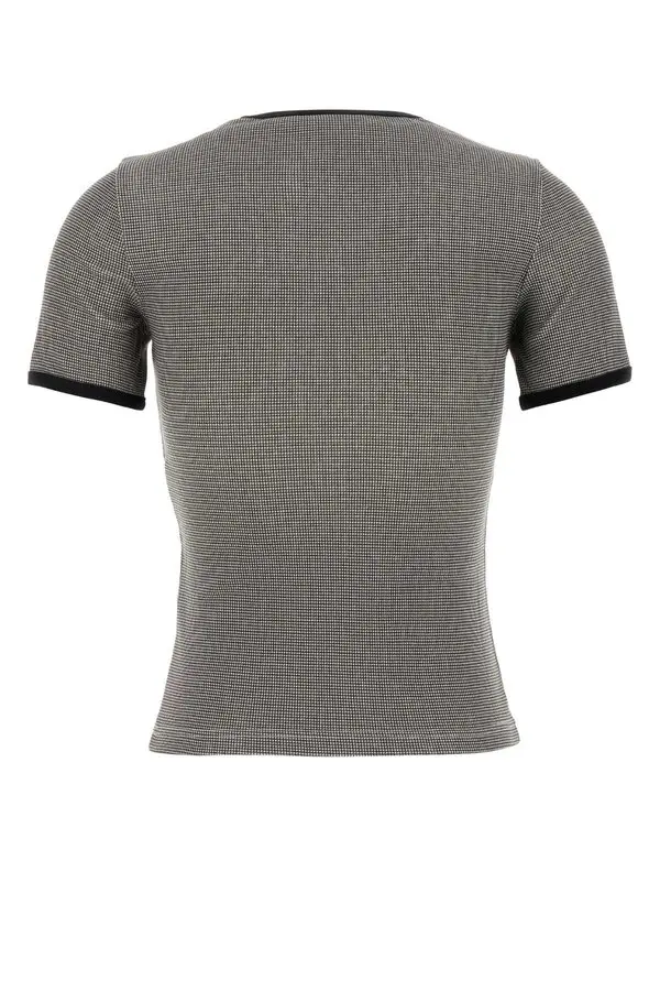 COURREGES Printed Jersey T-shirt