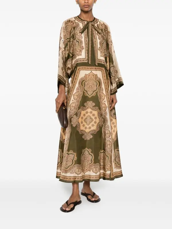 Zimmermann Mahon Silk Tunic Dress