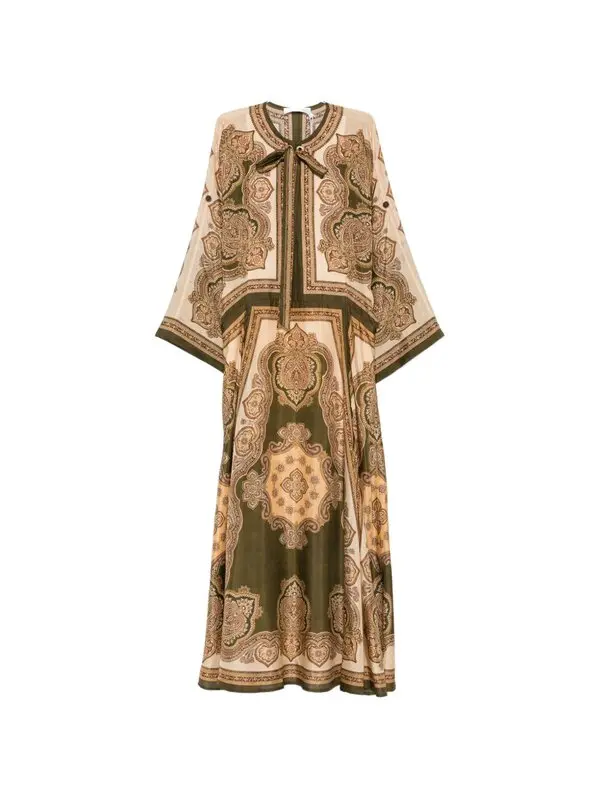 Zimmermann Mahon Silk Tunic Dress - Multicolor