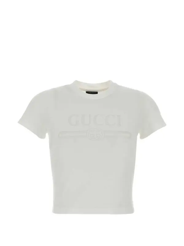 Gucci Logo Cotton T-shirt - Multicolor