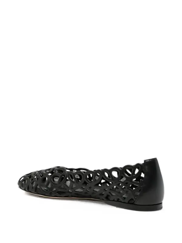 Loewe Petal Anagram Ballet Flats