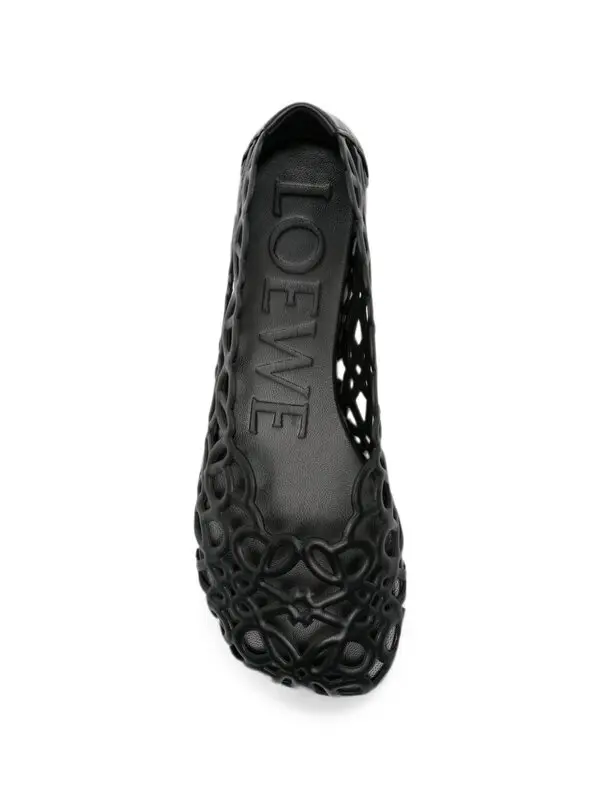 Loewe Petal Anagram Ballet Flats