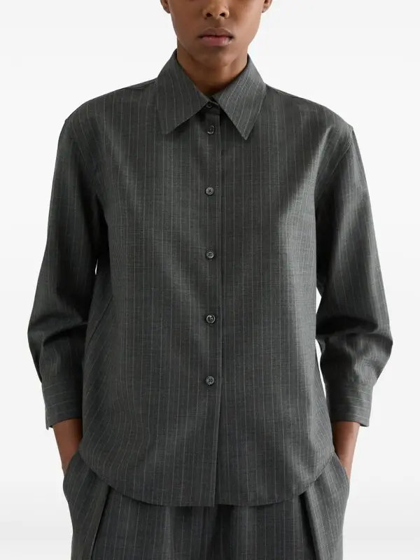 JIL SANDER Wool Shirt - Multicolor
