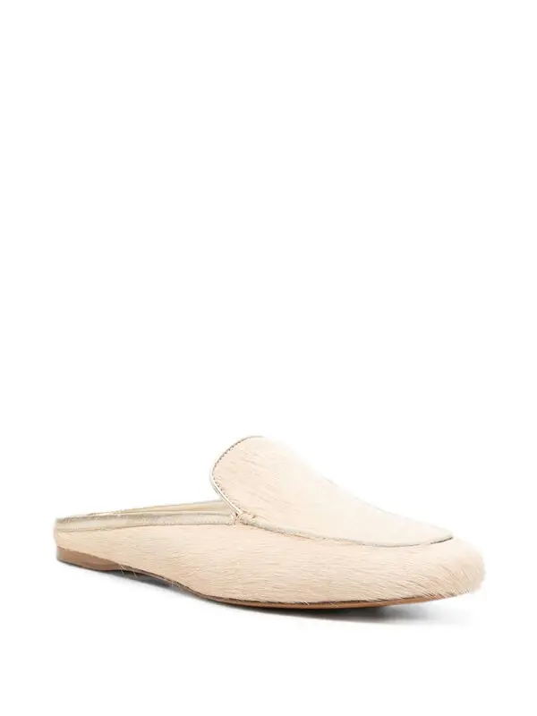 FORTE_FORTE Ponyskin Loafer Mules - Multicolor