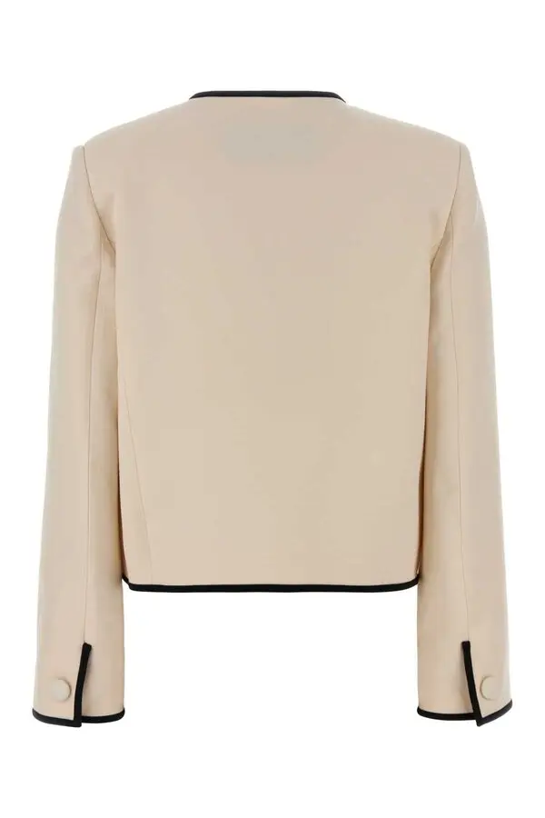 Valentino Garavani Cream Wool Blend Jacket