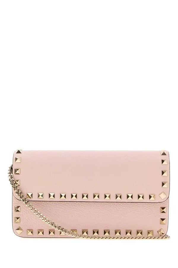 Valentino Garavani Rockstud Leather Clutch
